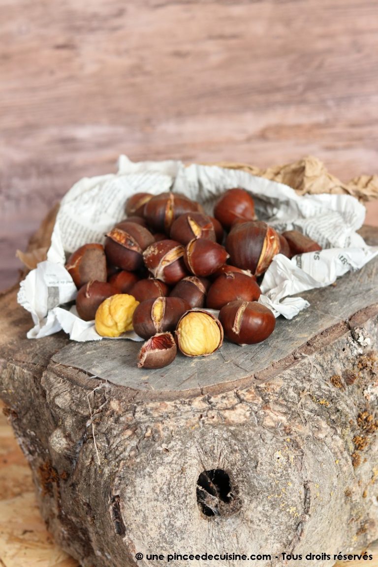 Marrons grillés au four - Une pincée de cuisine